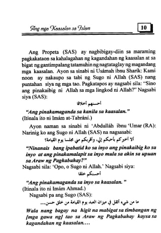 Manners in islam tagalo | PDF
