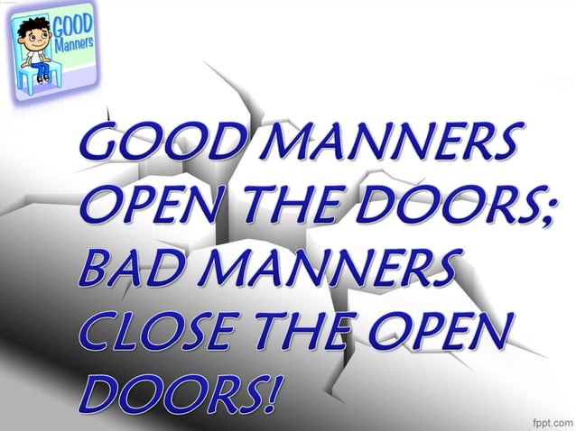 Manners | PPT