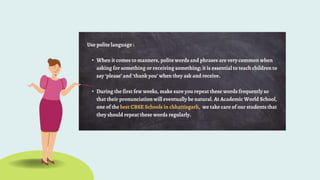 Manners Matter How to teach your kids the basics of etiquette.pptx