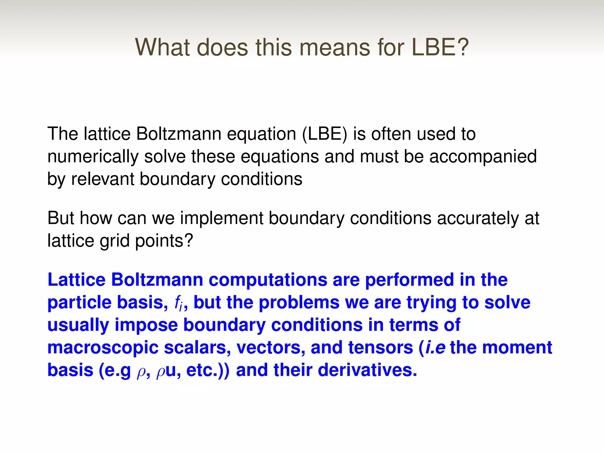Understanding Lattice Boltzmann Boundary Conditions Through Moments Pdf