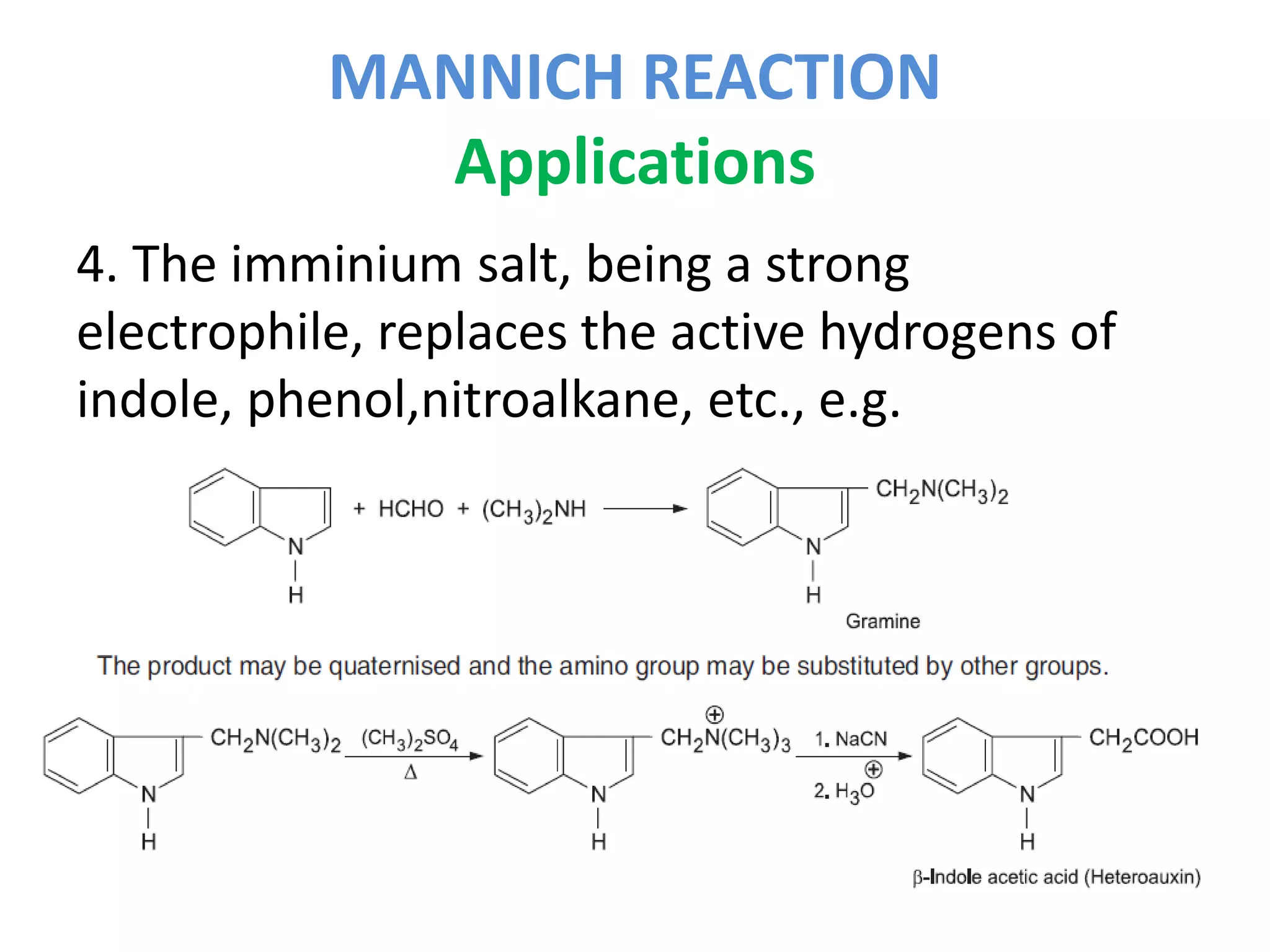 Mannich reaction | PPTX