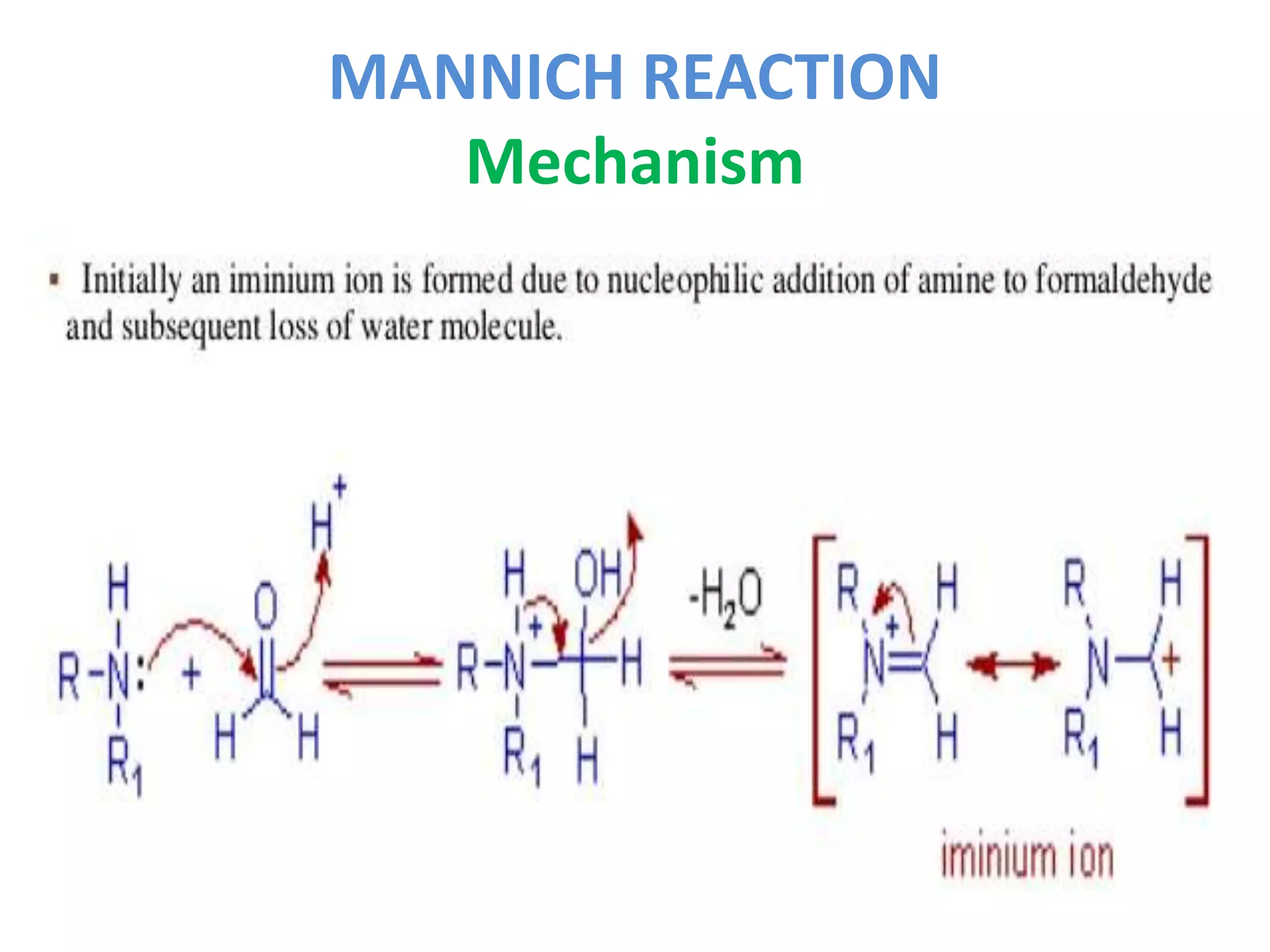 Mannich reaction | PPTX