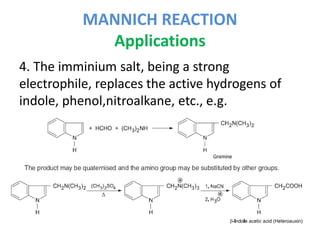 Mannich reaction | PPTX