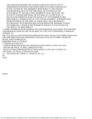 Manning at sea sdip vsdp_files | PDF