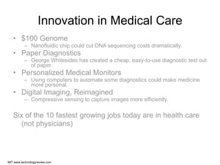 Innovation In Medical Care | PPT