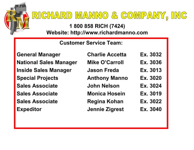 Manno Company Sales Presentation Modified | PPT | Manufacturing Industry | Industries