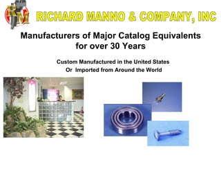 Manno Company Sales Presentation Modified | PPT