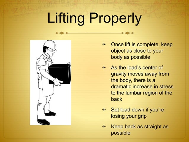 Manual material handling | PPTX | Physical Therapy | Wellness
