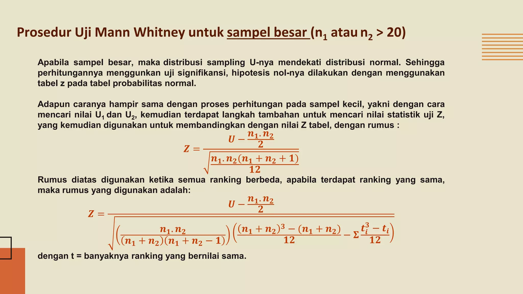 uji mann whitney dan uji fisher | PDF