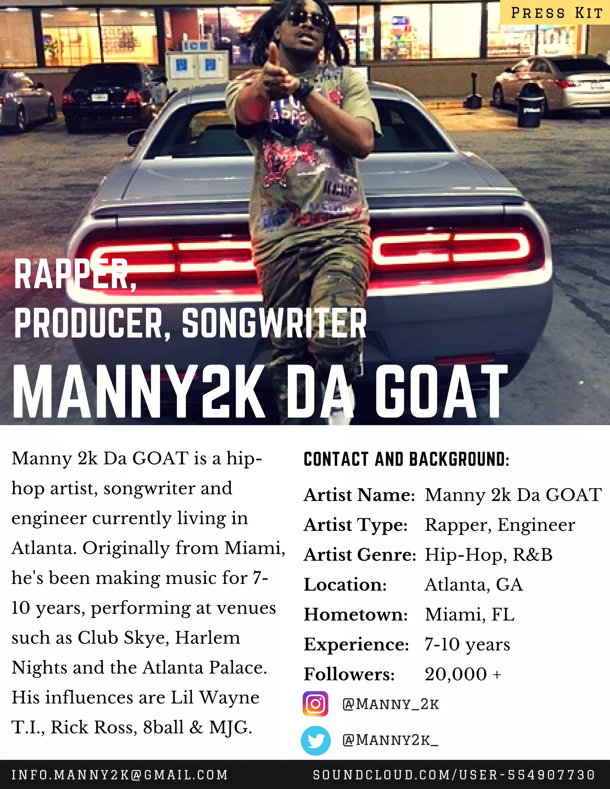 Manny 2K Da GOAT | PDF