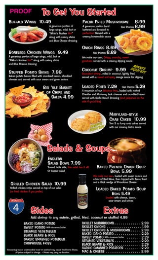 Mannys menu Orlando | PDF | Barbecues and Grilling | Food & Drink