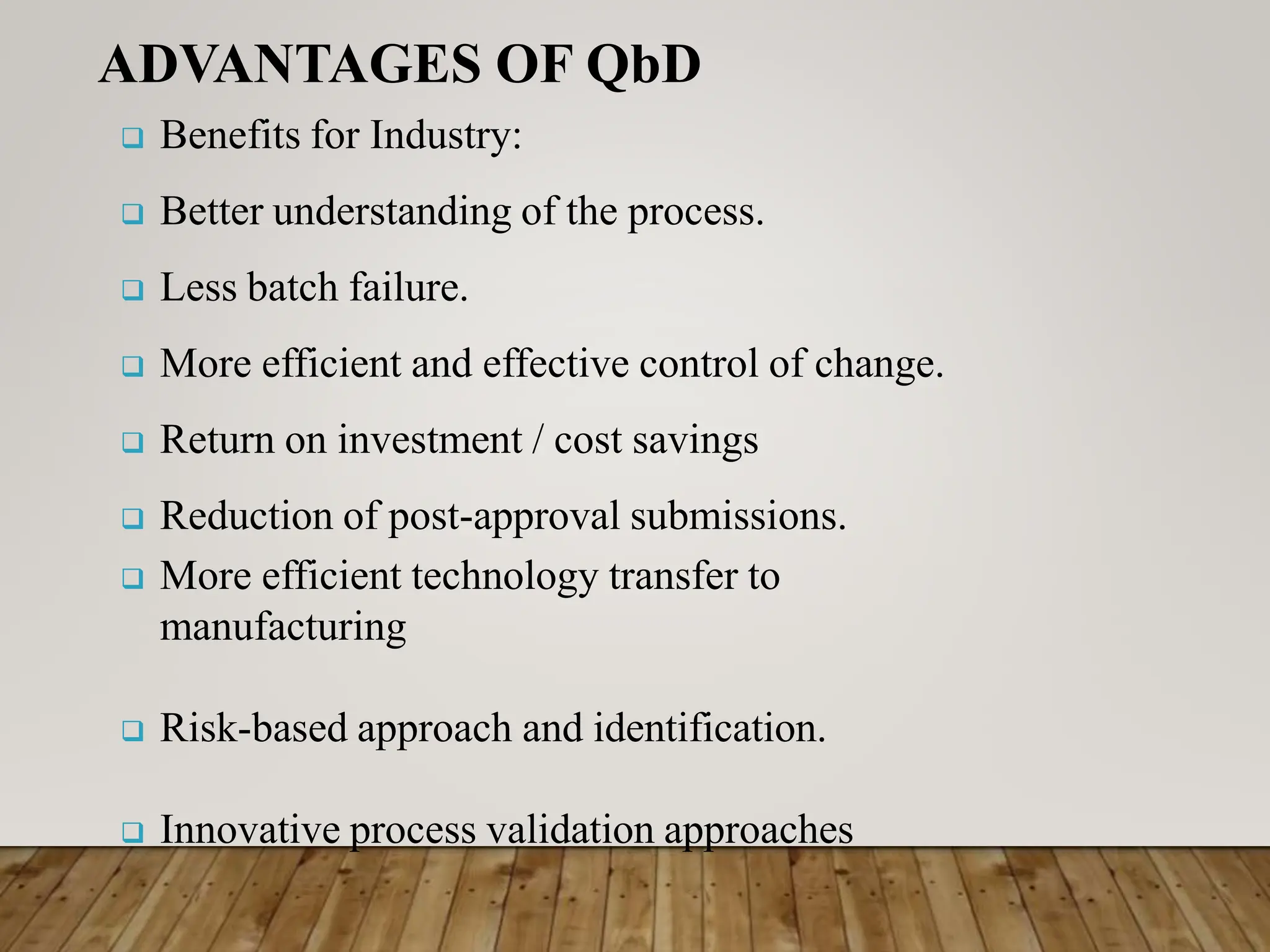 QBD IN PHARMACEUTICAL DEVELOPMENT | PPTX