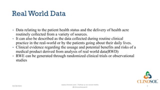 Impact of Real world data in Pharmacovigilance and Regulatory Decision ...