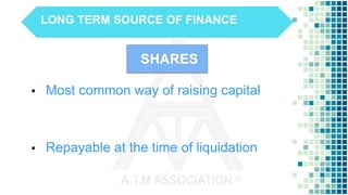 Source of finance | PPTX