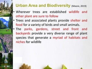 Role of Urban Areas in Biodiversity Conservation | PPTX