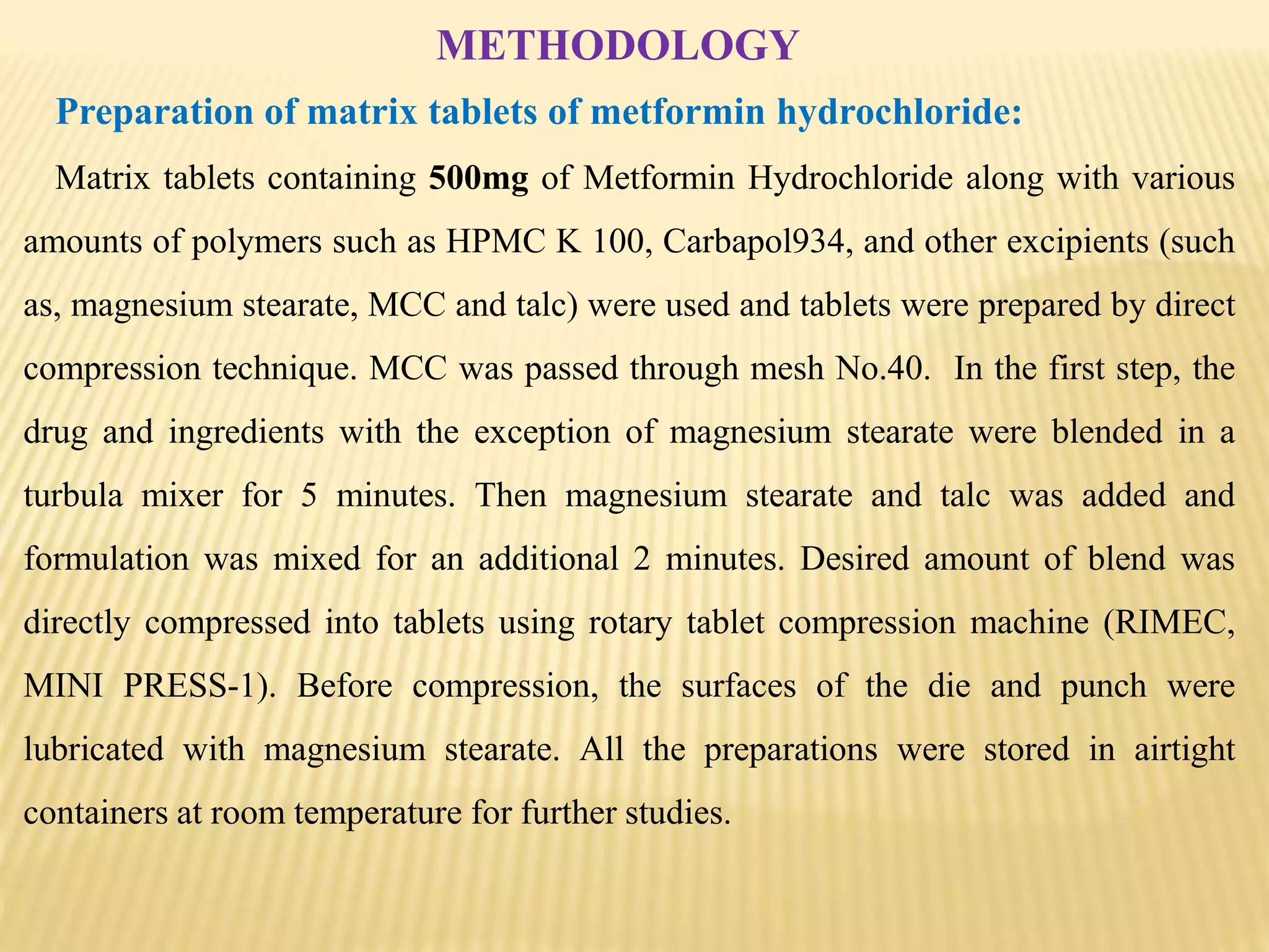 METFORMIN HYDROCHLORIDE | PPTX