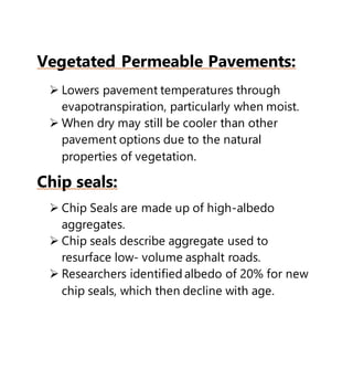 COOL PAVEMENTS | DOCX