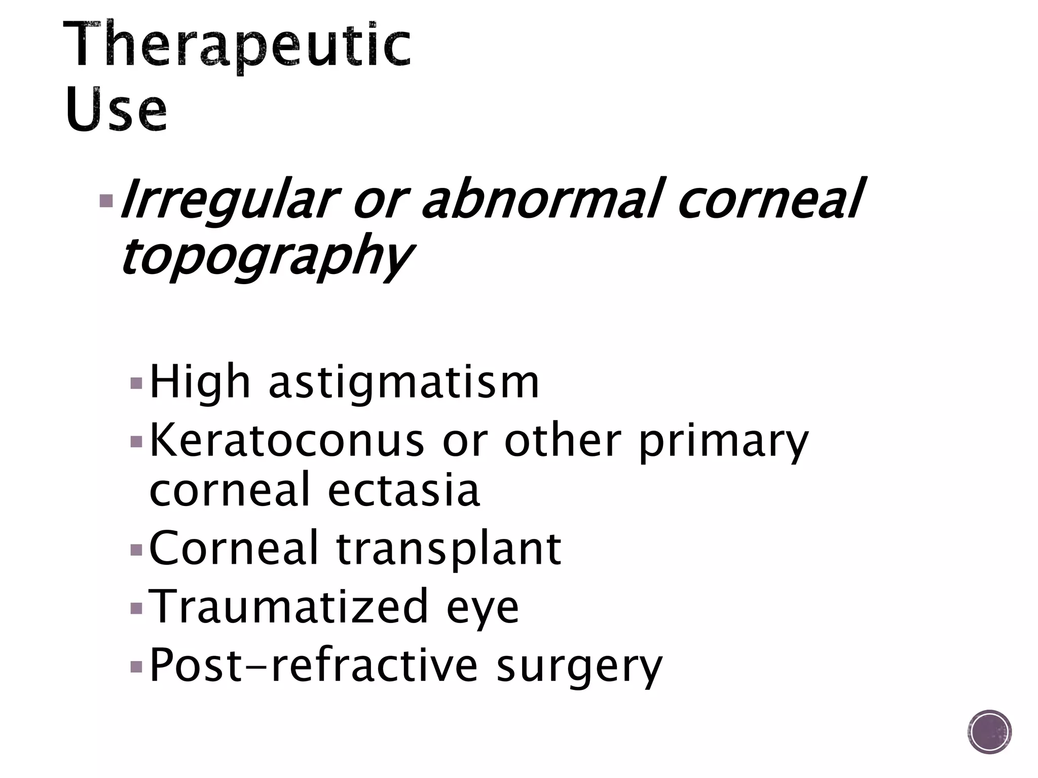 Therapeutic Contact lenses | PPTX