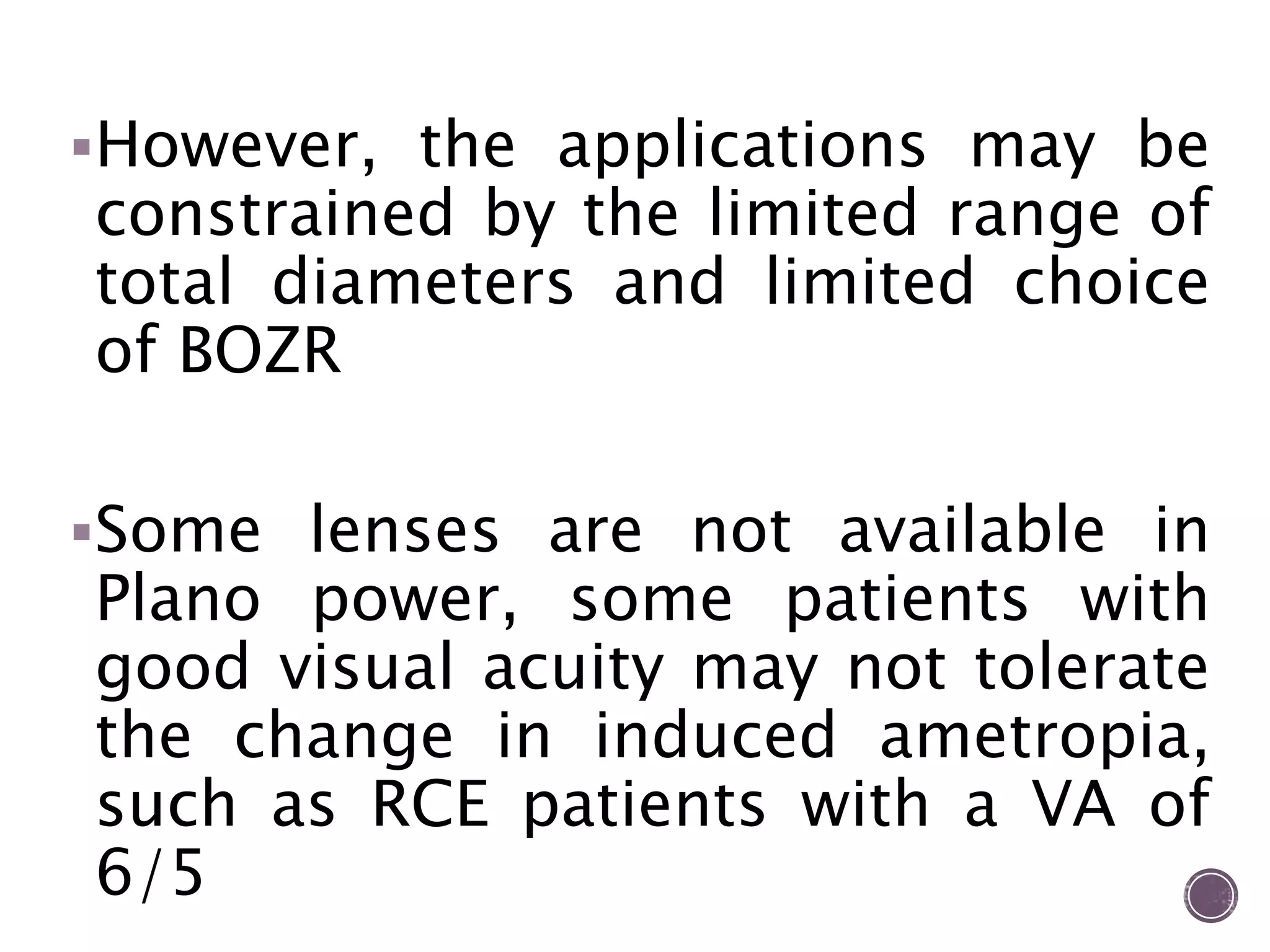 Therapeutic Contact lenses | PPTX