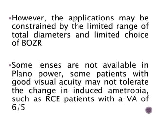 Therapeutic Contact lenses | PPTX