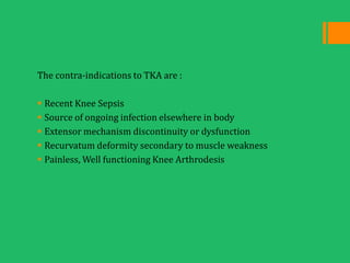 TOTAL KNEE REPLACEMENT | PPTX