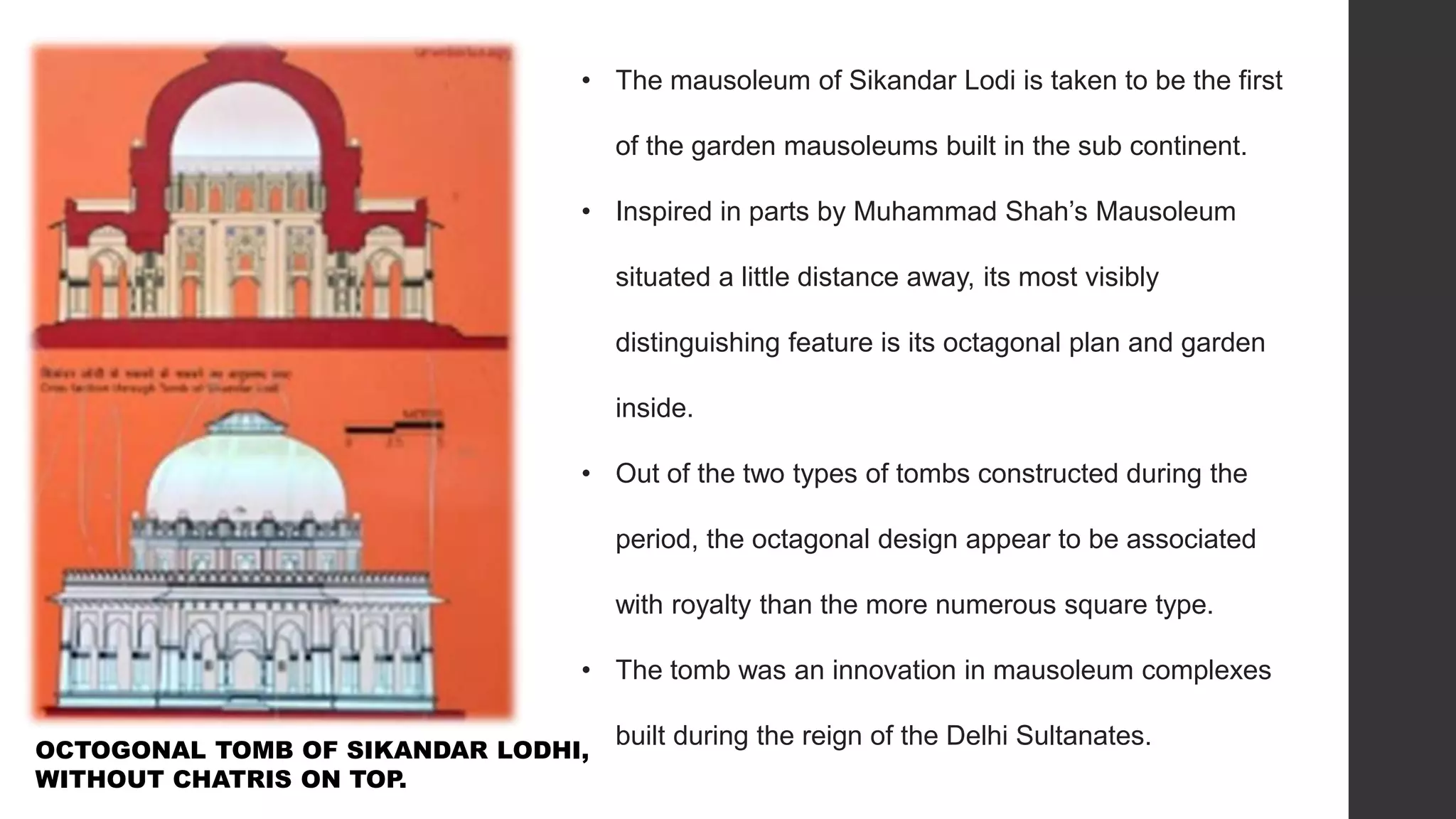 TOMB OF SIKANDER LODHI | MAUSOLEUM OF SIKANDER LODI | PPTX