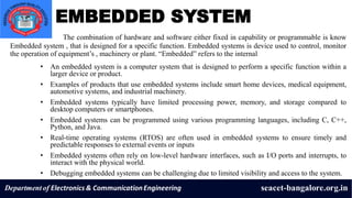 manoj Internship ppt.pptx embedded system | PPTX