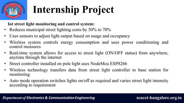 manoj Internship ppt.pptx embedded system | PPT