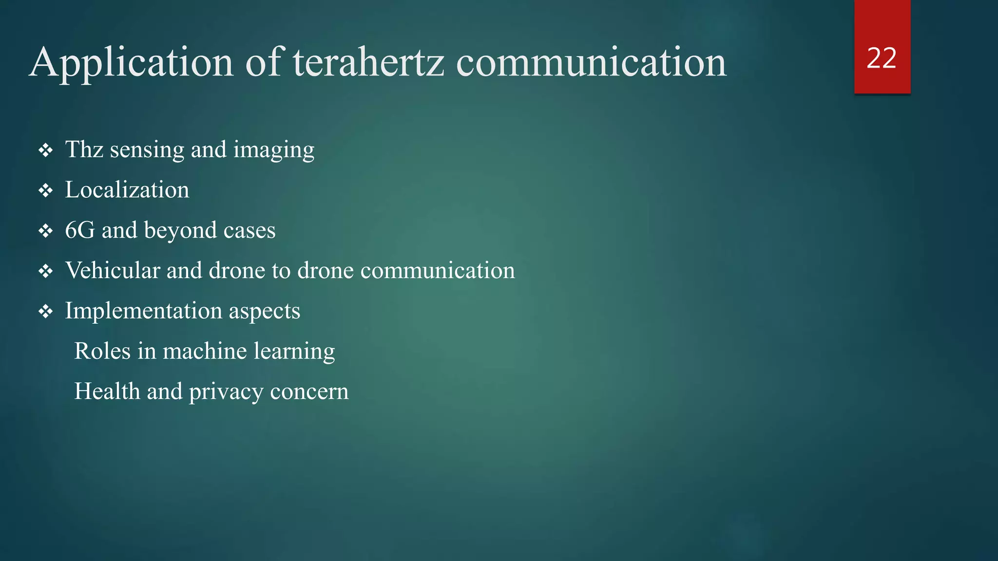 TERAHERTZ COMMUNICATION | PPTX