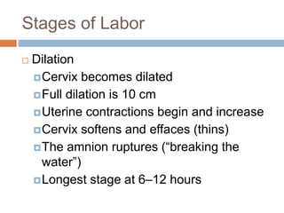 Onset and physiology of labour in gym & obs | PPTX