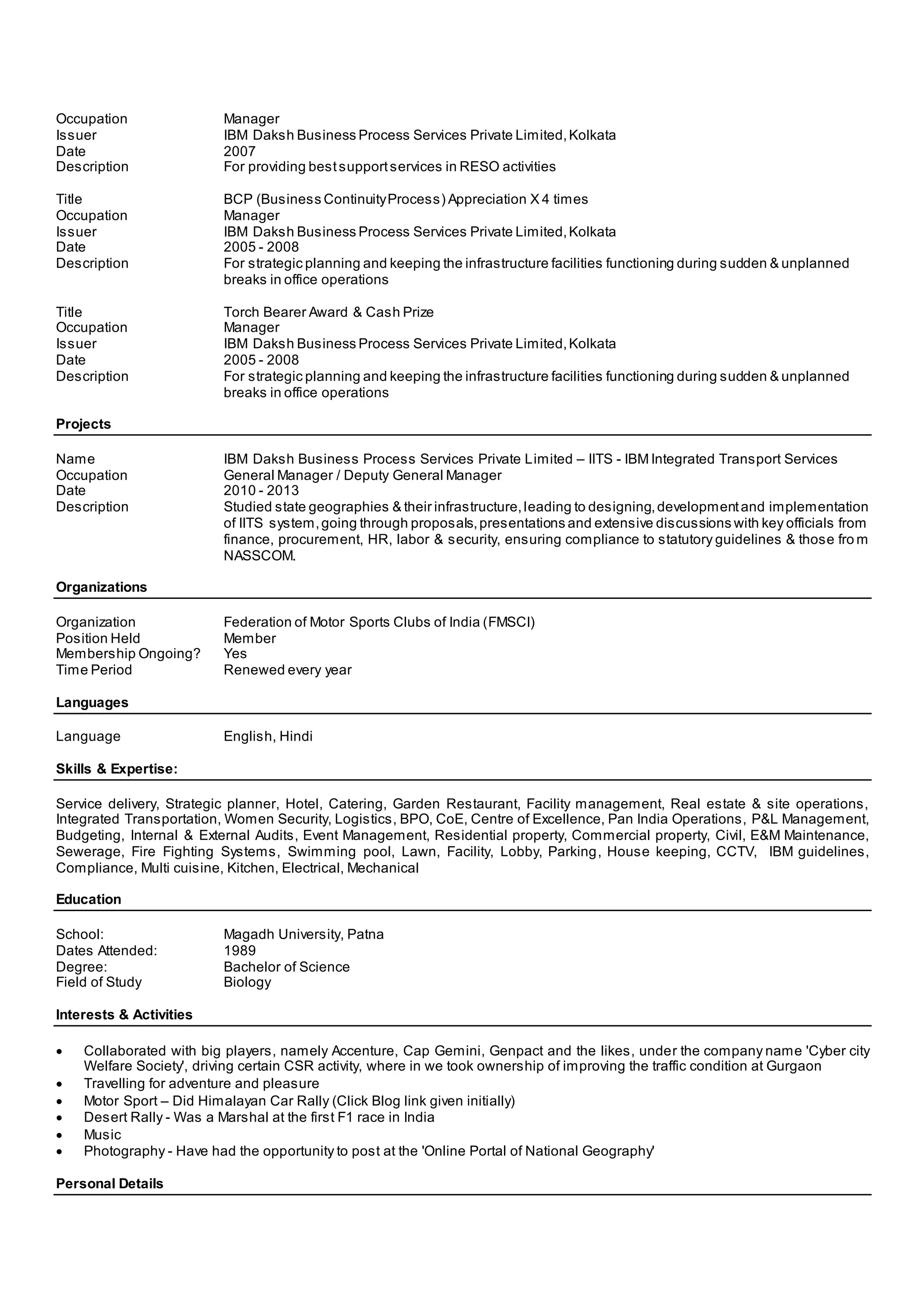 Manoj linkedin profile | PDF Manoj linkedin profile | PDF