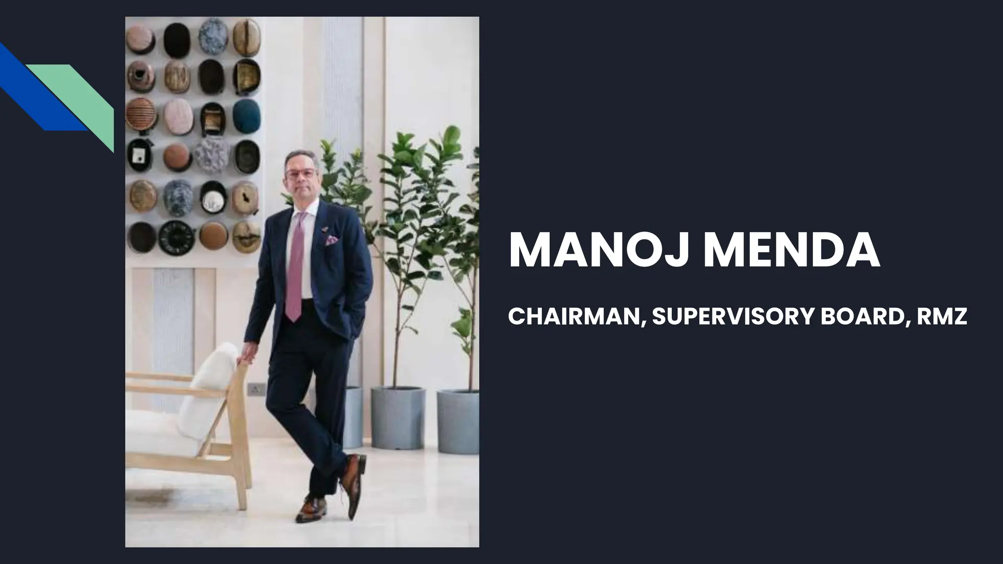 Manoj Menda - Chairman of Supervisory Board at RMZ | PPT