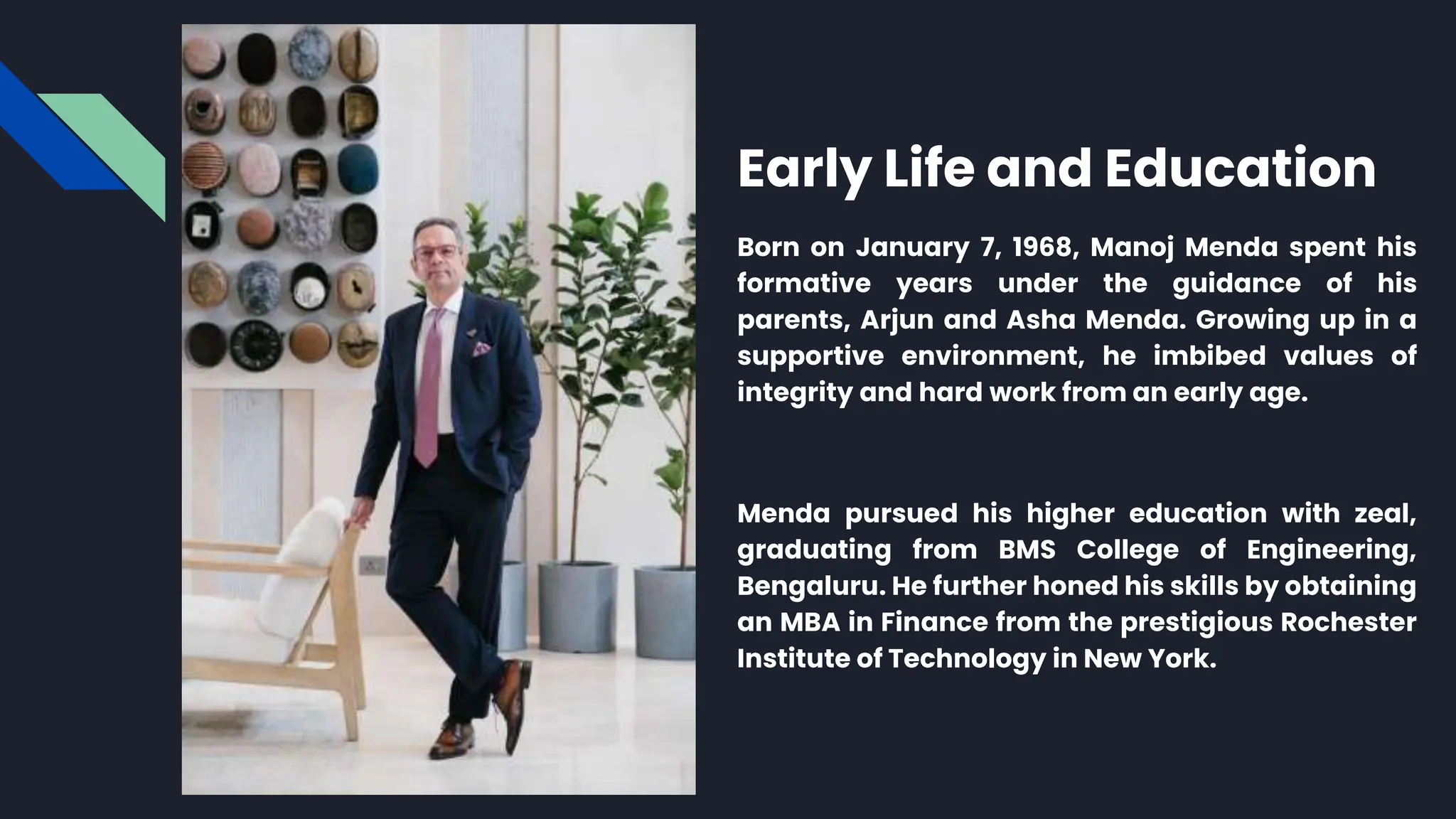 Manoj Menda - Chairman of Supervisory Board at RMZ | PPT