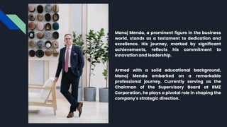 Manoj Menda - Chairman of Supervisory Board at RMZ | PPT