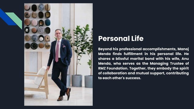 Manoj Menda - Chairman of Supervisory Board at RMZ | PPT