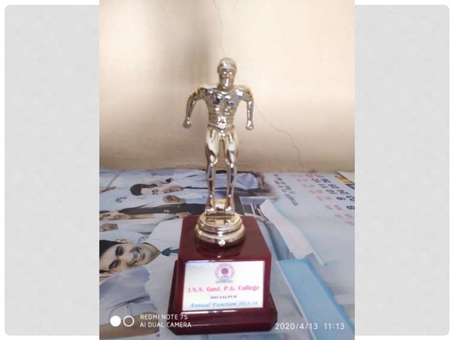 Manoj mewada trophies | PPTX