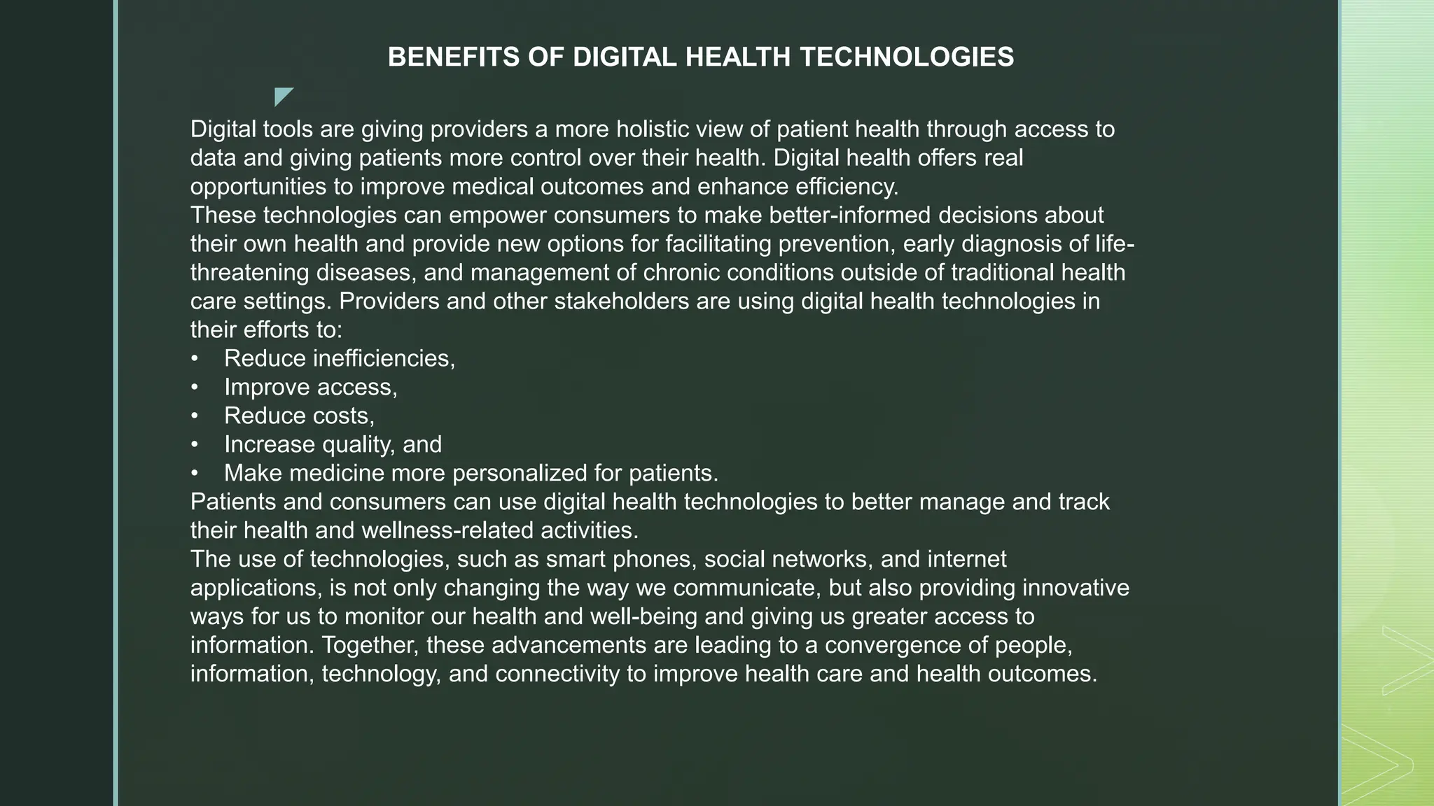 Digital health of healthcare management. | PDF