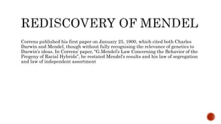 Contribution to Mendel Work Genetics.pptx