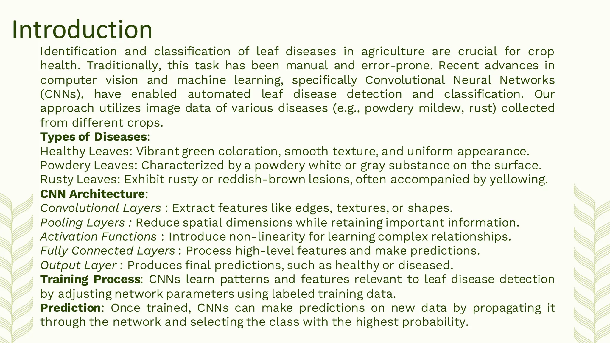 Automated disease detection in crops using CNN | PDF