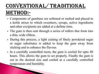 Presentation on Medicated Chewing Gums | PPSX