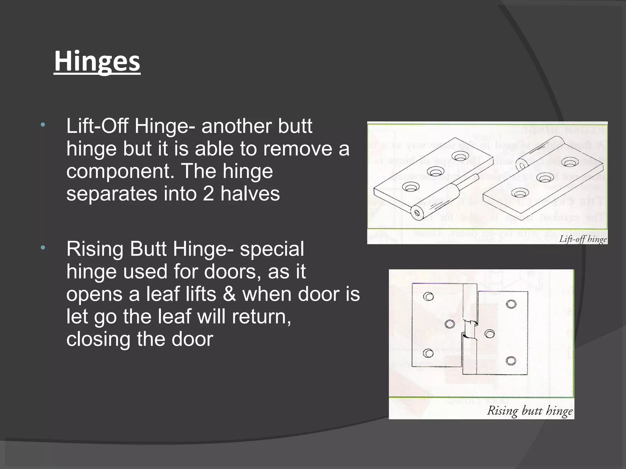 Hinges | PPT