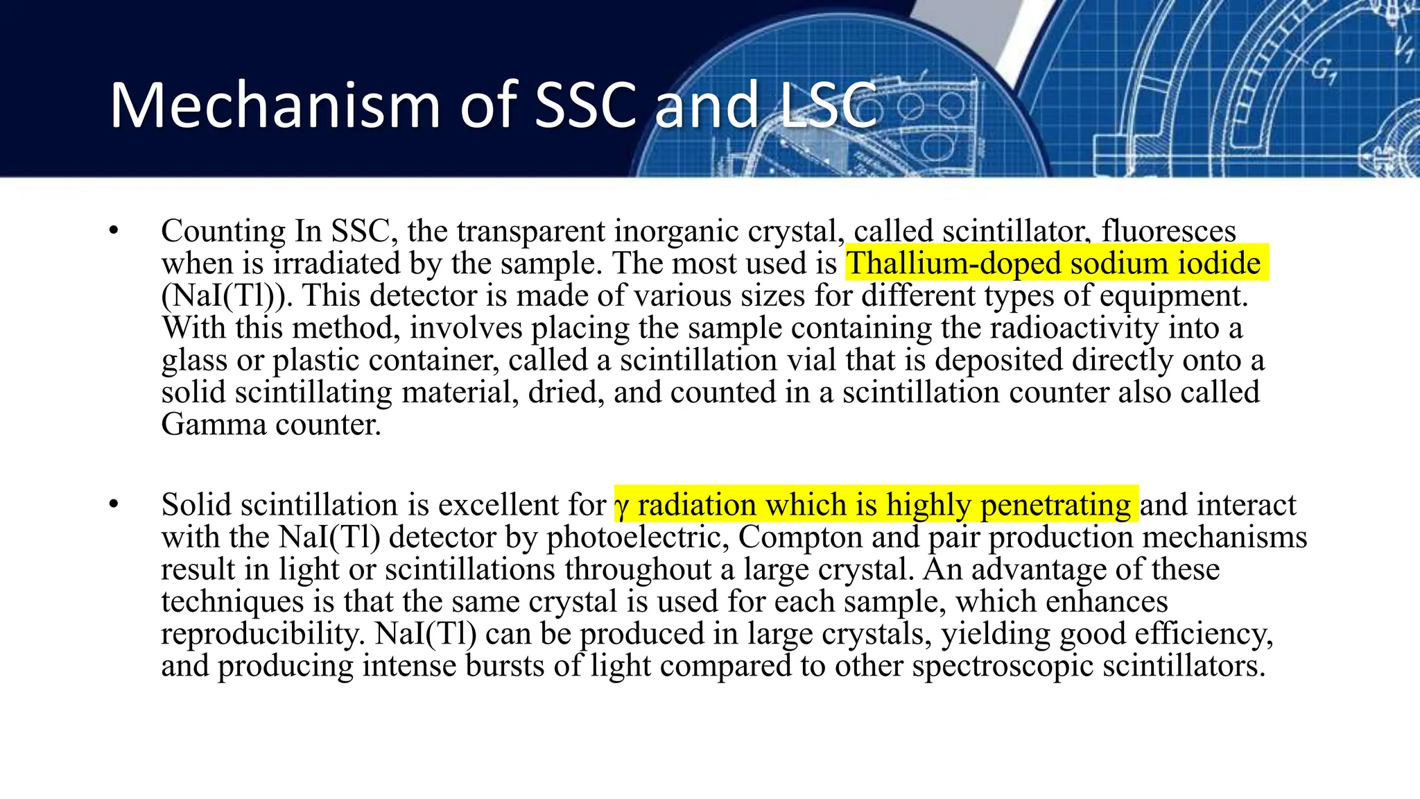 A Presentation on Solid and Liquid Scintillation | PPTX