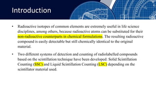 A Presentation on Solid and Liquid Scintillation | PPTX