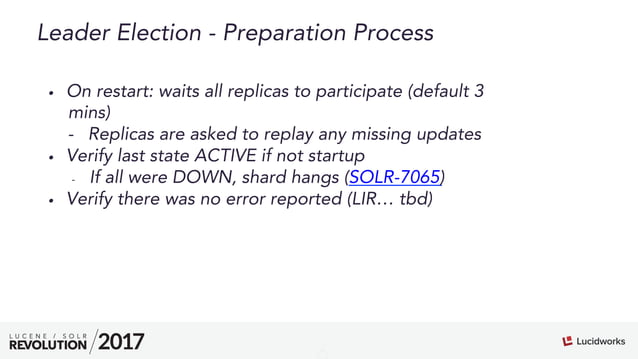 Solr Consistency and Recovery Internals - Mano Kovacs, Cloudera | PPT