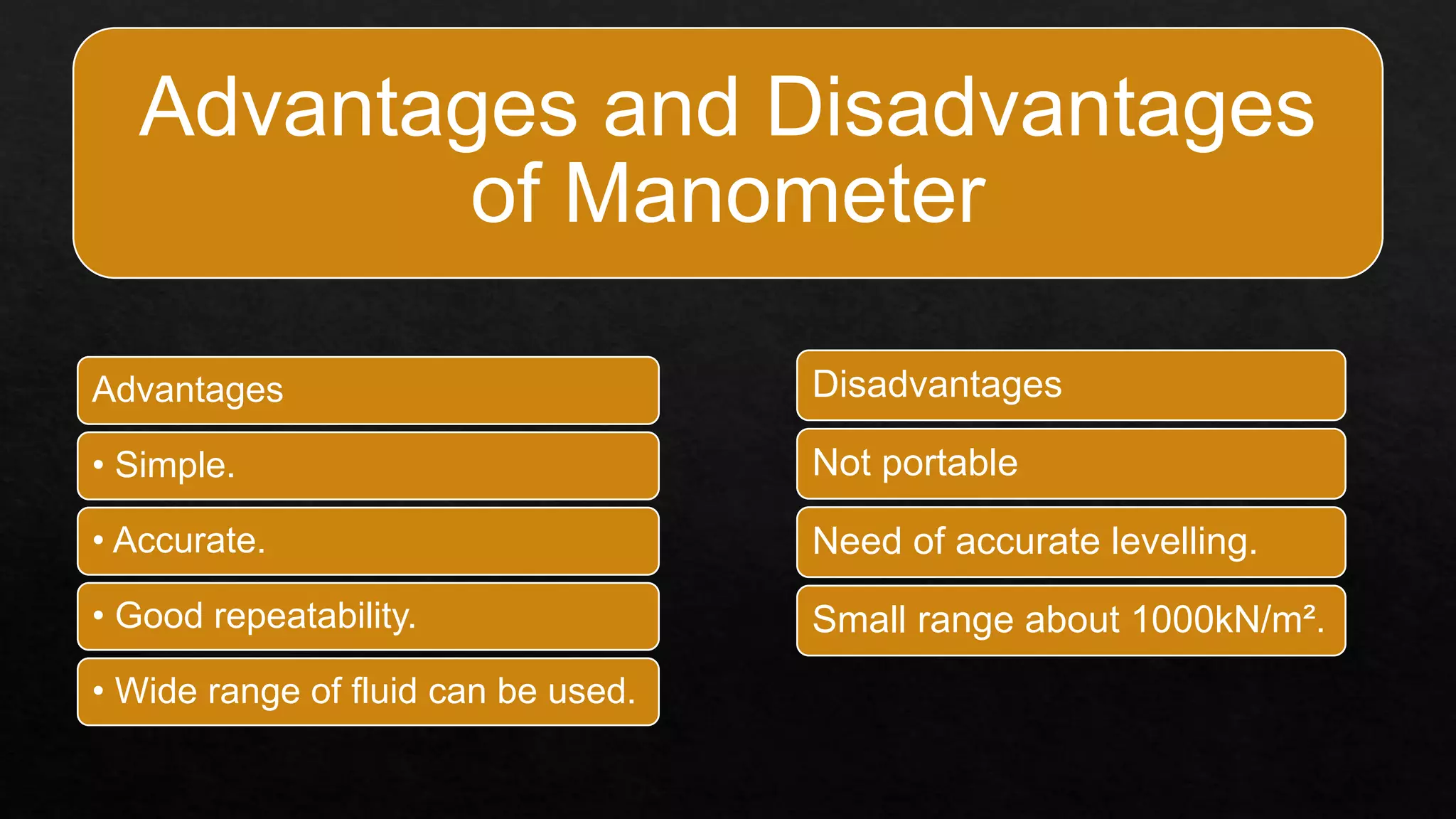 Manometer and its types | PPTX | Physics | Science