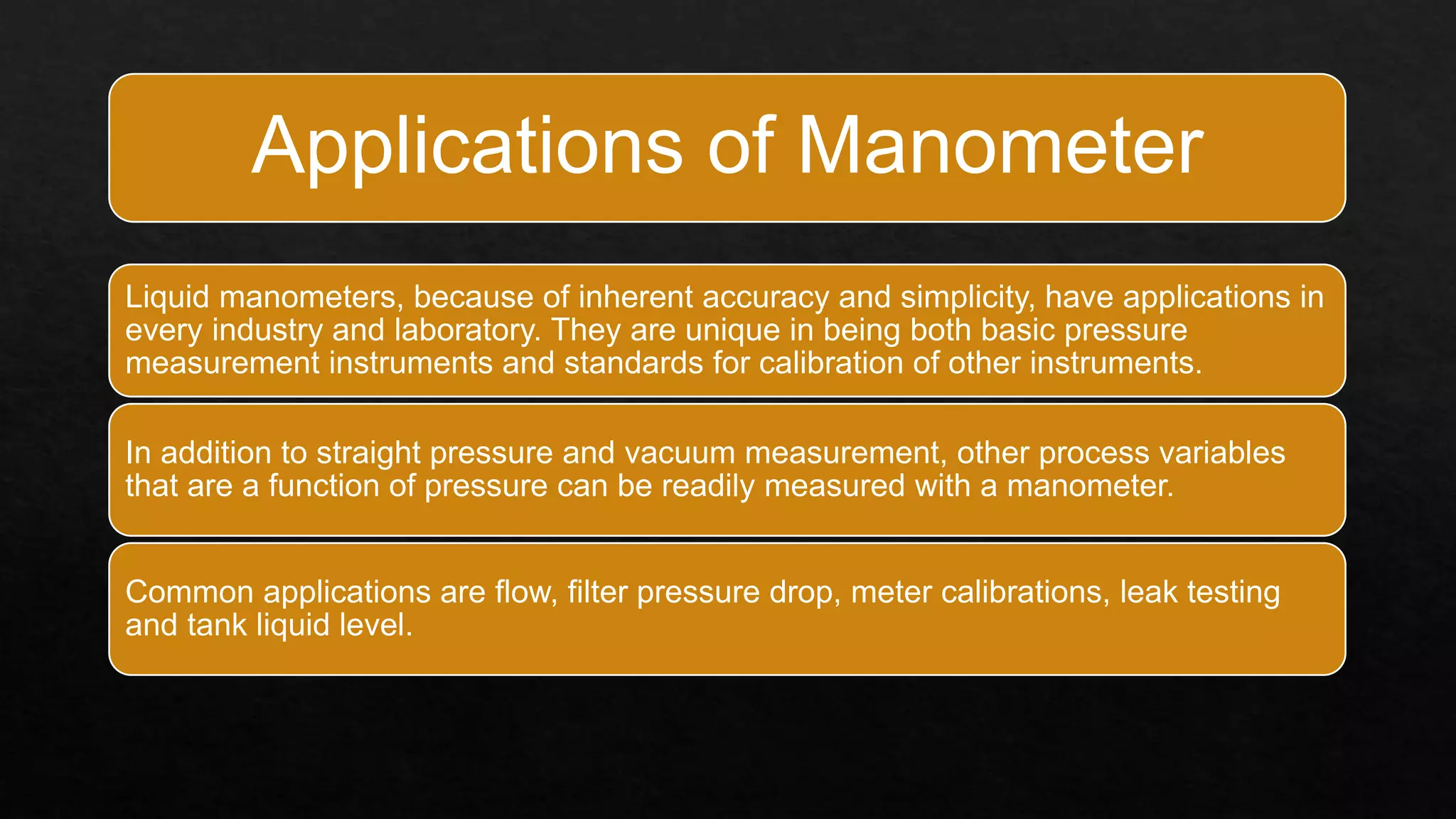 Manometer and its types | PPTX