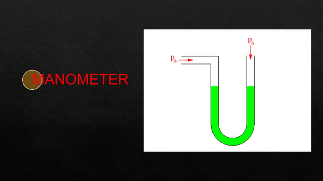 Manometer and its types | PPTX | Physics | Science