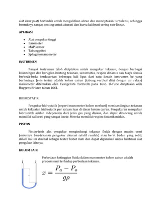 Manometer | DOCX