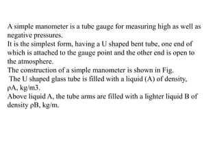 Manometer | PPTX