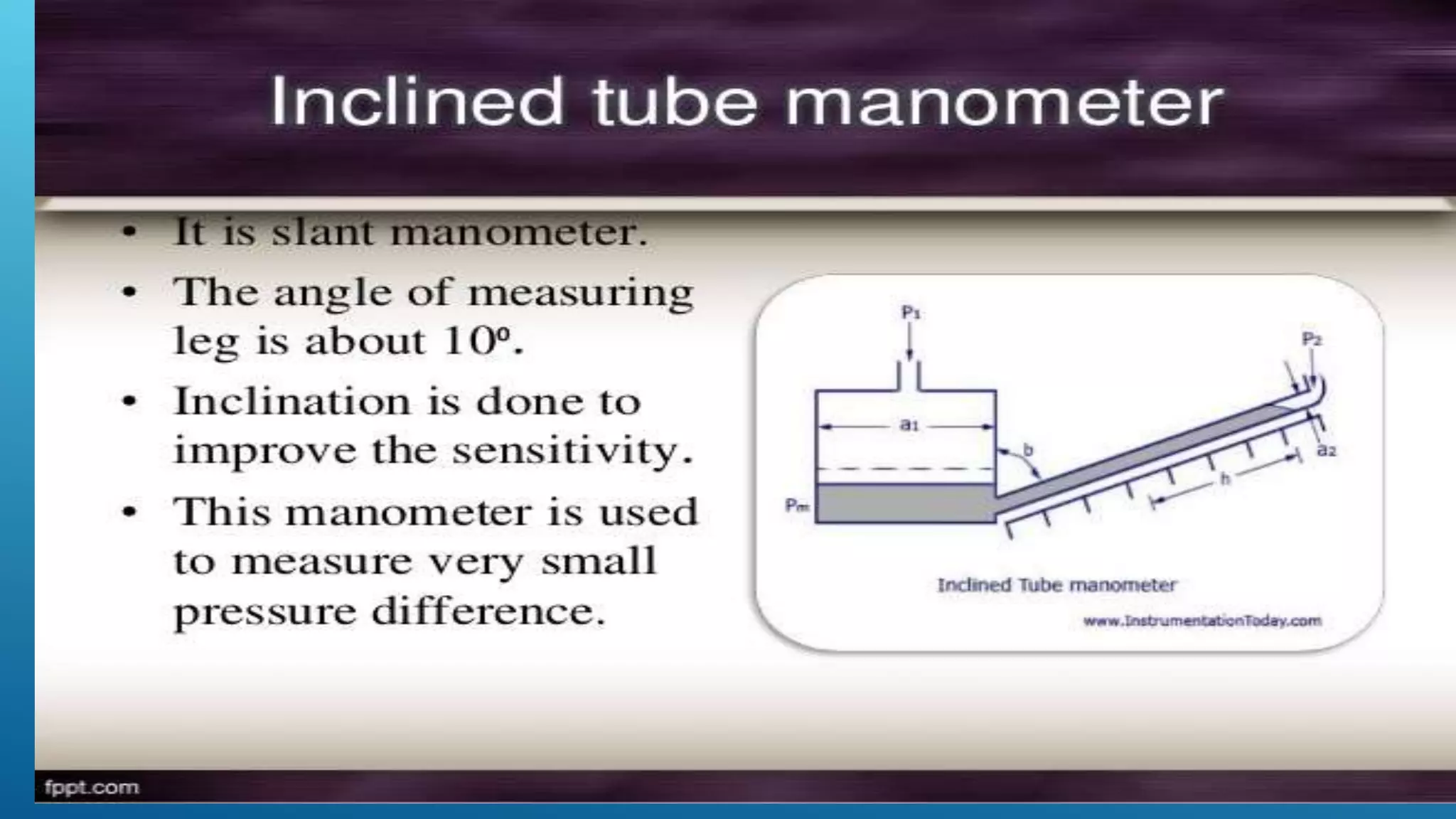 Manometer and its types | PPTX